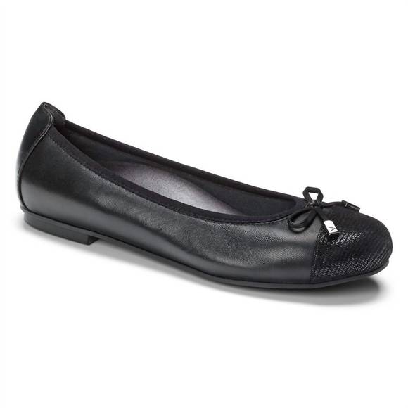 Vionic | Shoes | New Vionic Minna Ballet Flat Narrow Width In Black ...